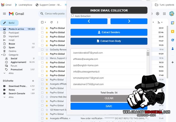 Inbox Email Collector Gmail Pro v2.3 Cracked - Crackit Indonesia